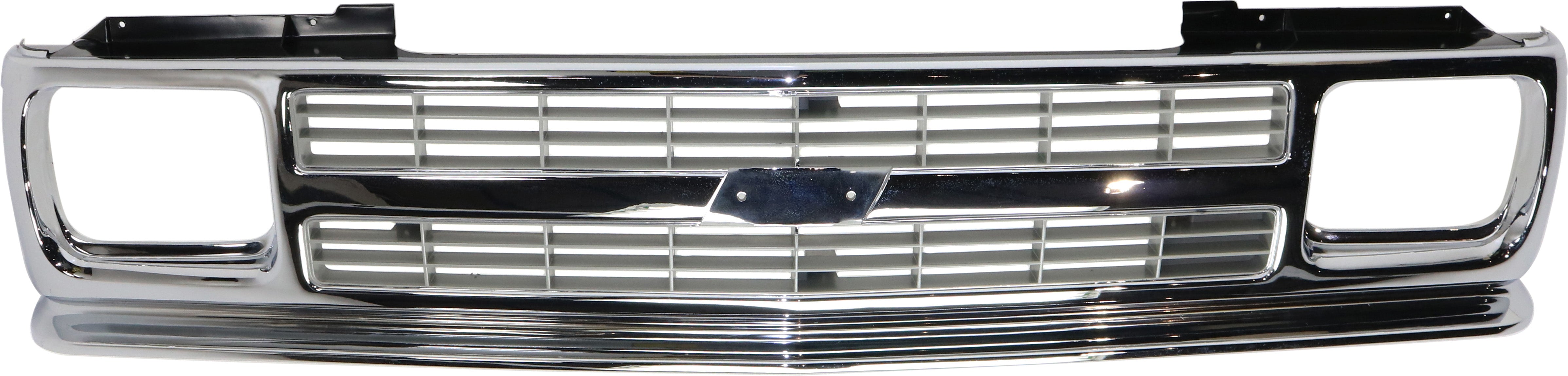 1991-1993 Chevy S-10 Pickup Grille, Chrome Shell/gray | Classic 2 ...