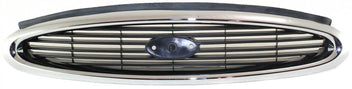 1998-2000 Ford Contour Grille, Chrome Shell/Black | Classic 2 Current ...