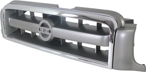 2003-2004 Nissan Pathfinder Grille, Chrome Shell/gray | Classic 2 ...