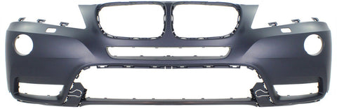 2011-2014 BMW X3 Front Bumper Cover, Primed, w/ Headlamp Washer ...