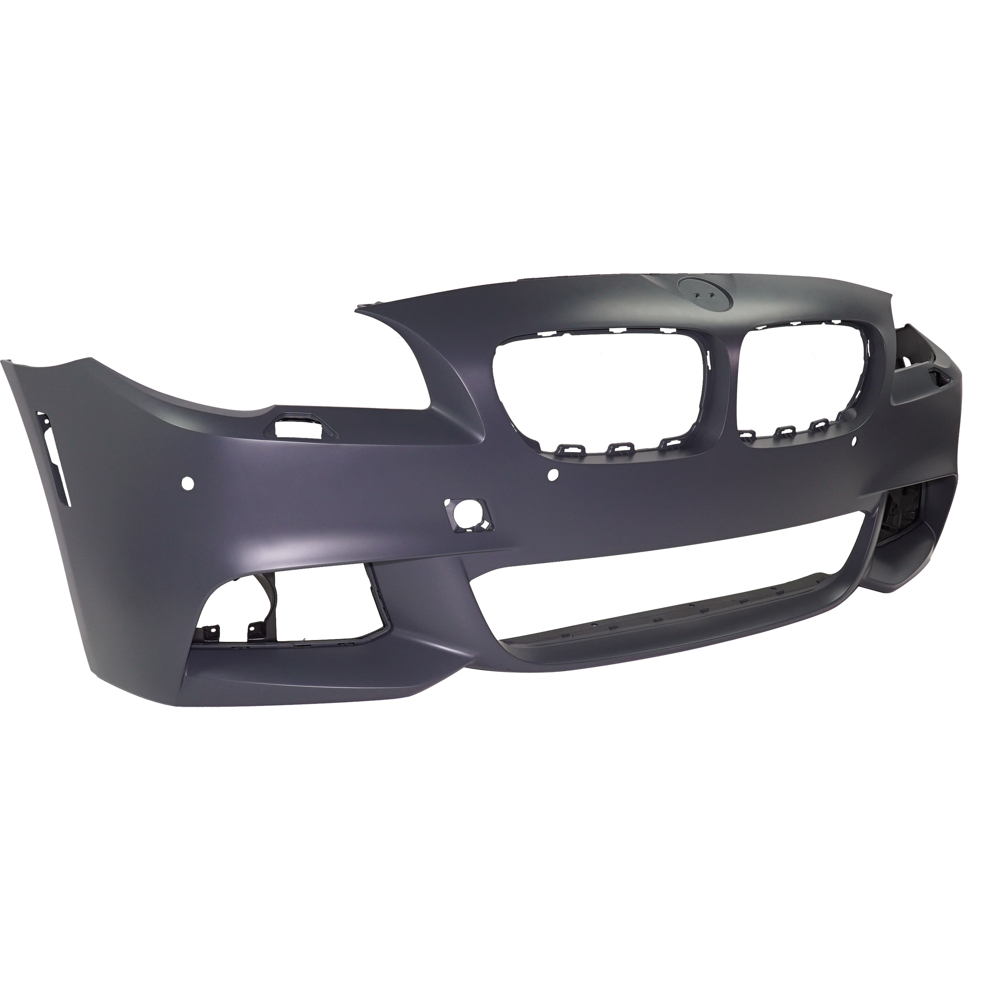 2011-2013 BMW 5 Front Bumper Cover, Primed, w/o Side View Camera, Seda ...