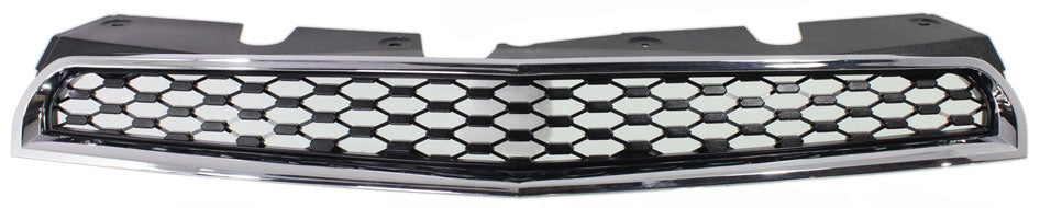 2010-2015 Chevy Equinox Grille, Upper, Chrome Shell/Black Insert ...