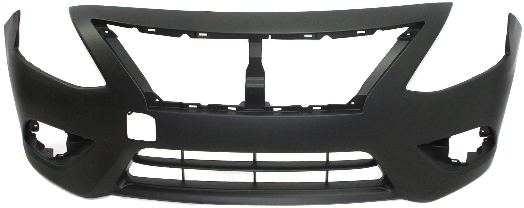 2015-2016 Nissan Versa Front Bumper Cover, Primed, w/Out Chrome Insert ...