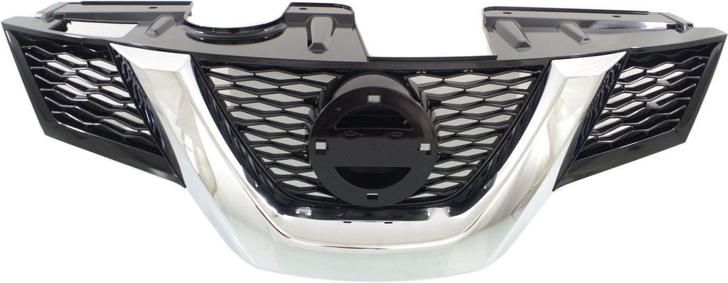 2014-2016 Nissan Rogue Grille, Painted Black | Classic 2 Current ...