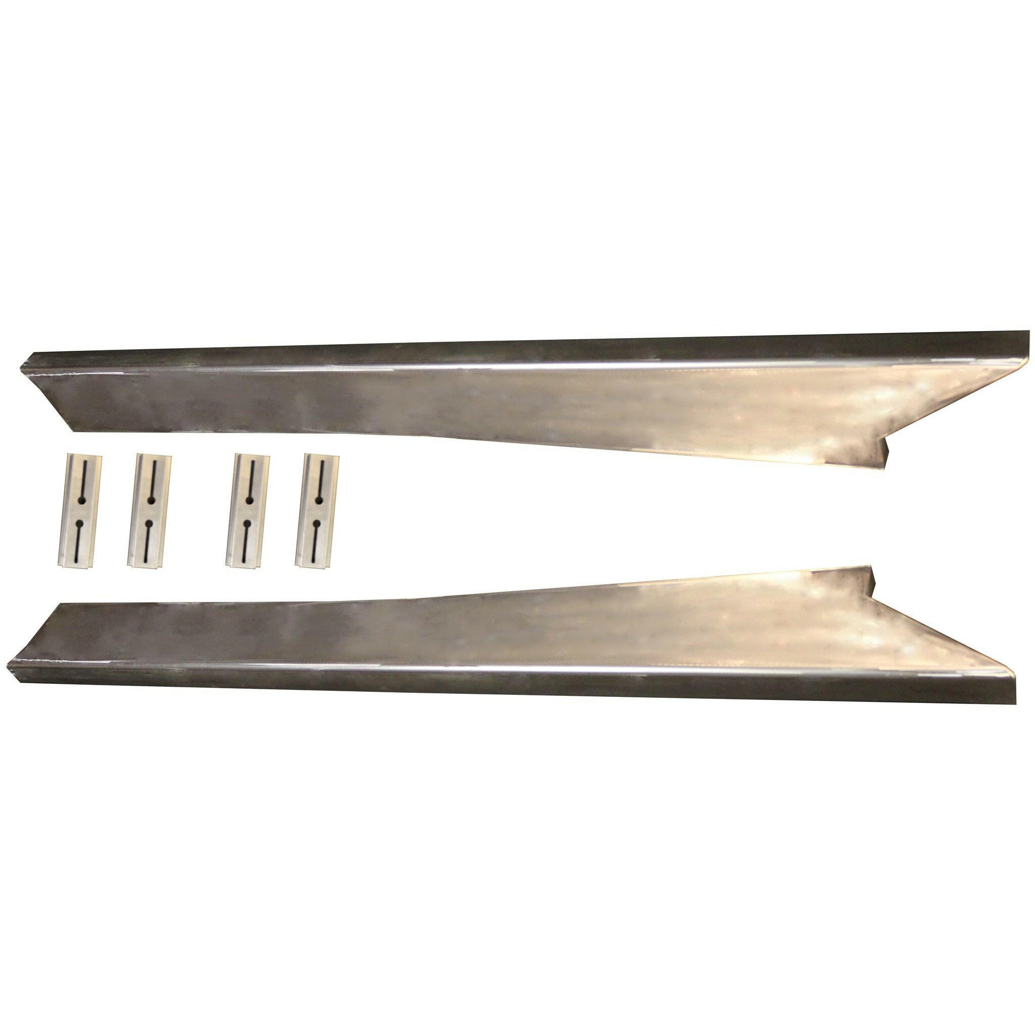 1941-1942 Dodge Full Size Smooth Running Board Set W/ Adapters ...