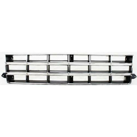 1983-1990 Chevy S10 Blazer Grille, Chrome Shell/Black | Classic 2 ...