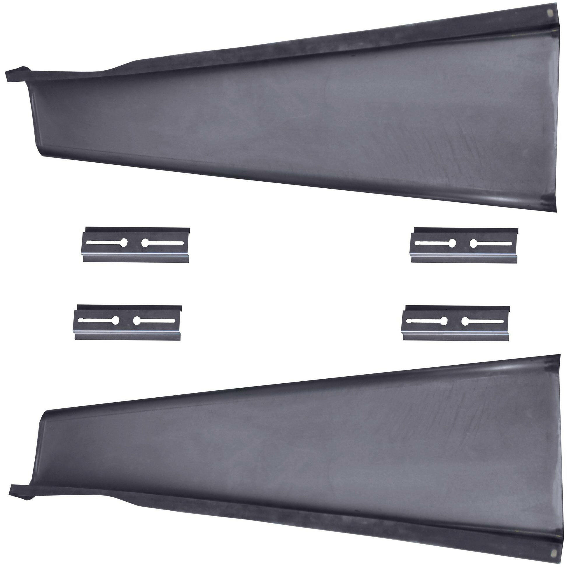 1933-1935 Chevy Full Size Smooth Running Board Set W/Adapters | Classic ...