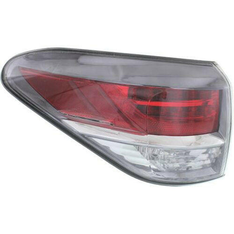 2013-2015 Lexus RX350 Tail Lamp LH, Outer, Lens And Housing, Japan Bui ...