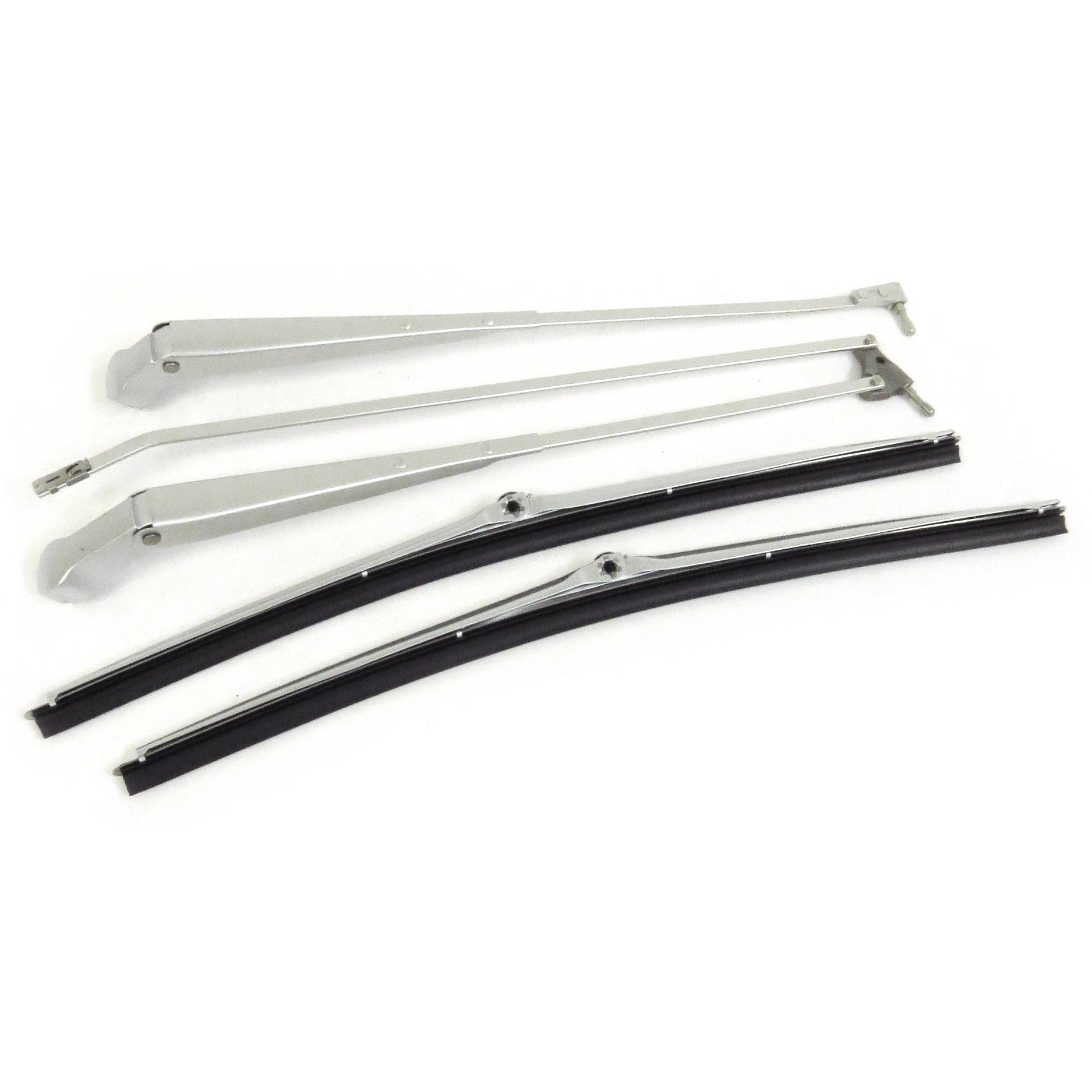 1968-1972 Buick Skylark Brushed Wiper Arms & Blades Kit W/Hidden Arm S ...