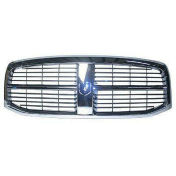 Grille Chrome / Black Dodge Pickup 06-09 OE Emblem-5073290AB-Will Fit ...